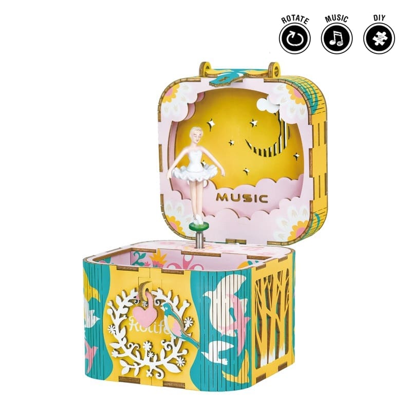 Colorful Music Box 3D Wooden Puzzle Kit Toys - GYOBY® TOYS