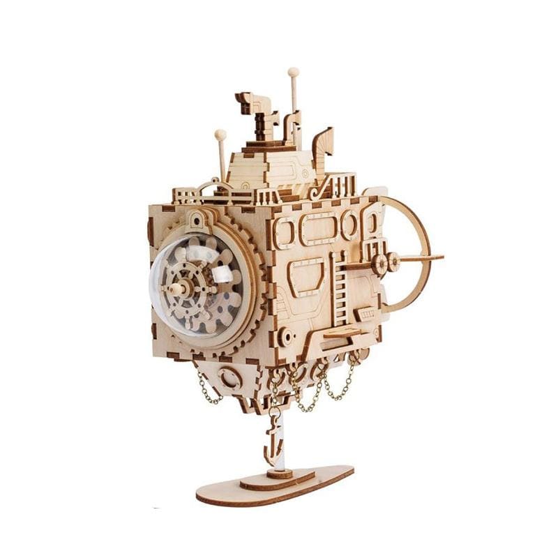 Robot Steampunk 3D Wooden Puzzle Kit Toys - GYOBY® TOYS