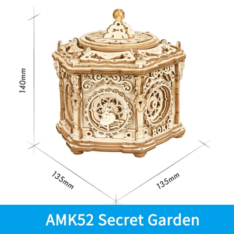 Rokr Music Box 3D Wooden Puzzle Kit Toys - GYOBY® TOYS