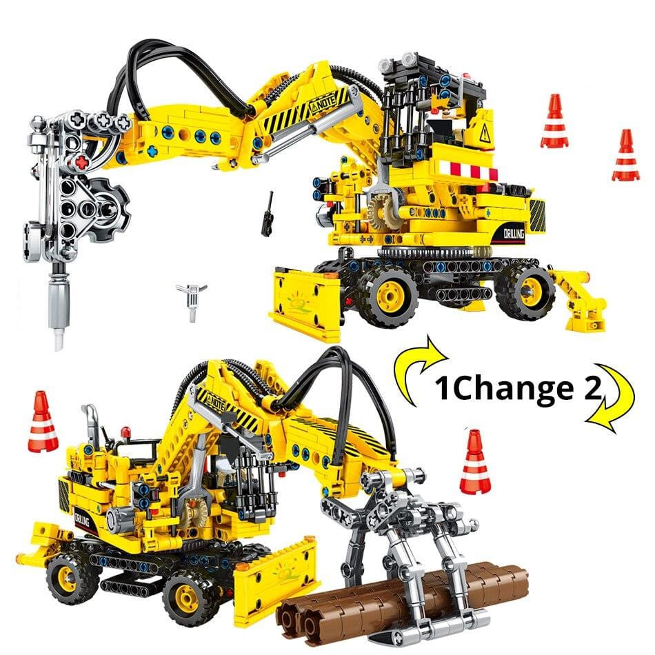 Construction Machine Model Building Blocks Toy - GYOBY® TOYS