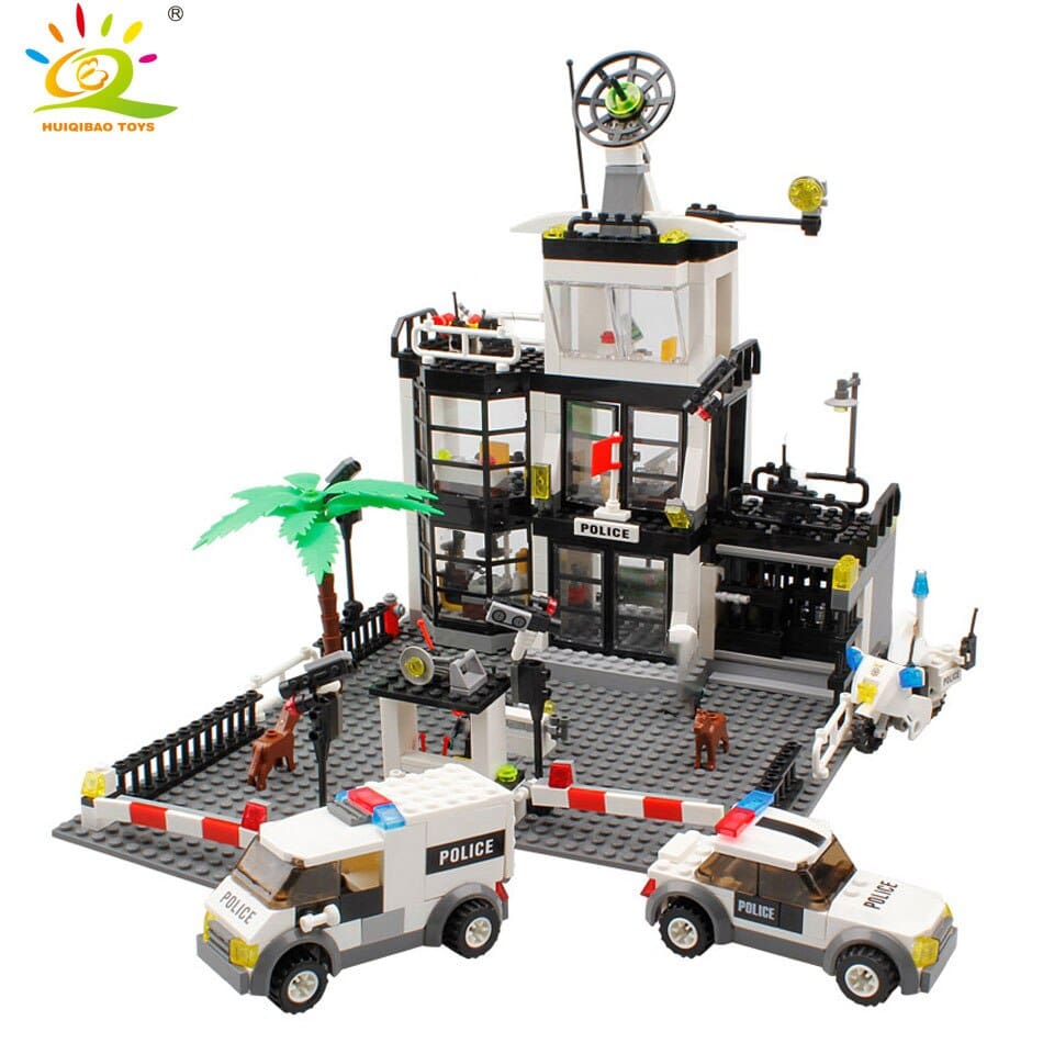 City Police Station Model Building Blocks Toy - GYOBY® TOYS