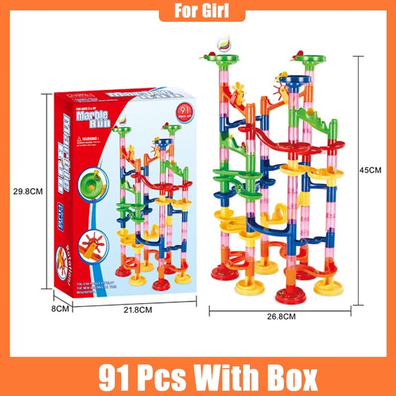 DIY Marble Balls Building Blocks Toy for Kids - GYOBY® TOYS