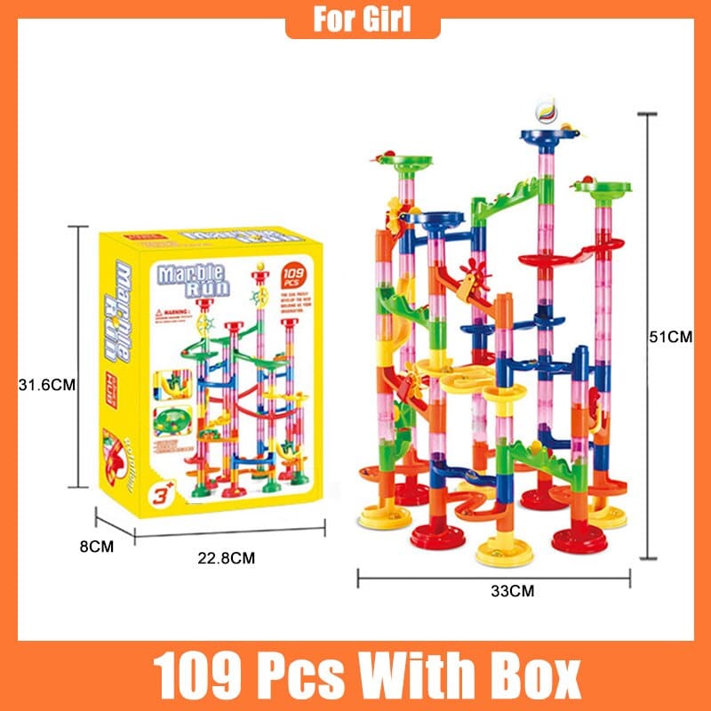 DIY Marble Balls Building Blocks Toy for Kids - GYOBY® TOYS