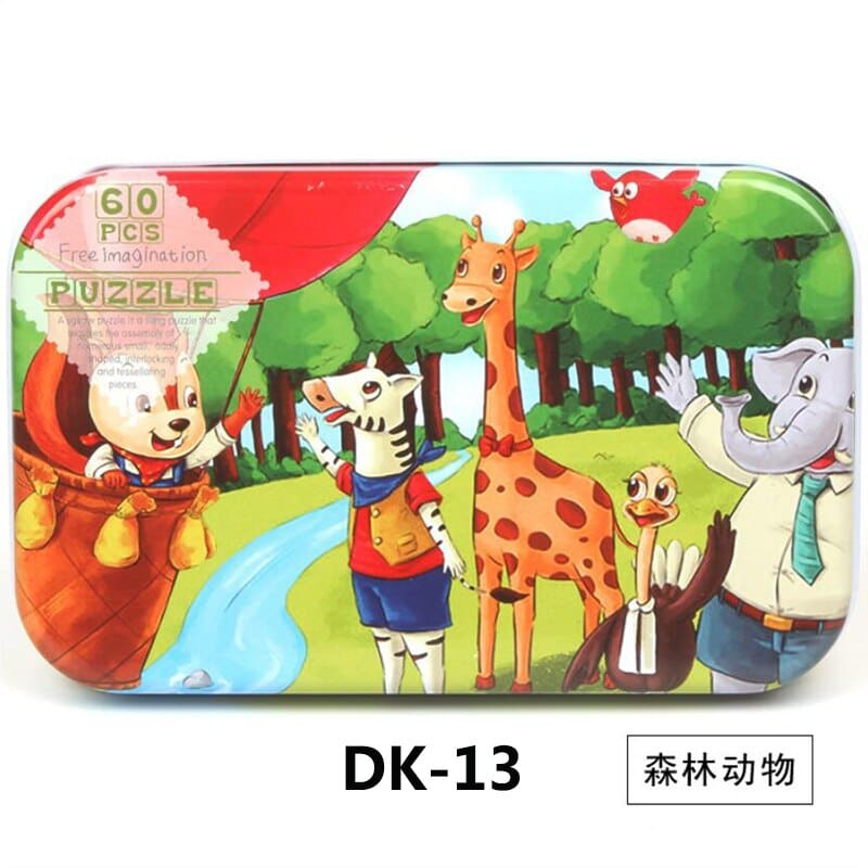 60 Pieces Wooden Jigsaw Puzzles for Kids - GYOBY® TOYS