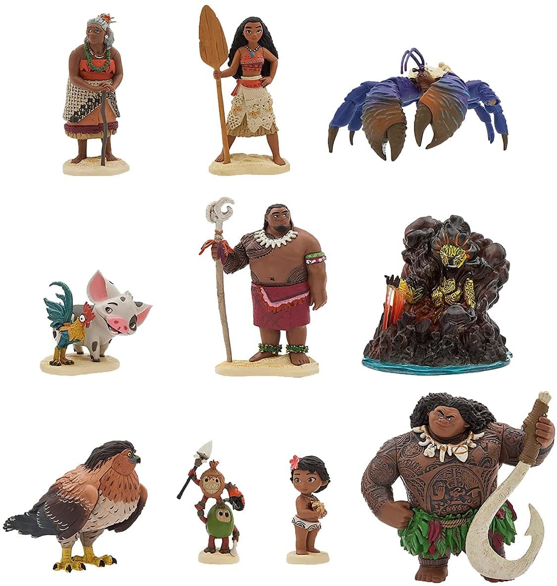 10pcs MOANA Action Figures Toy Set for Kids - GYOBY® TOYS