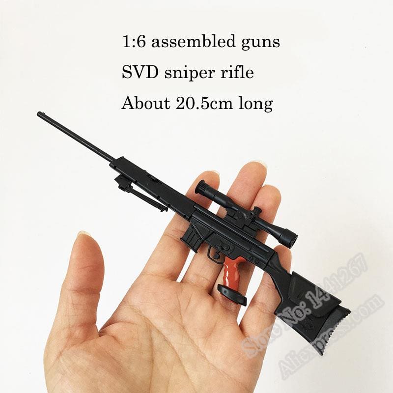 1:6 Sniper Rifle Miniature Weapons Pack Toy - GYOBY TOYS