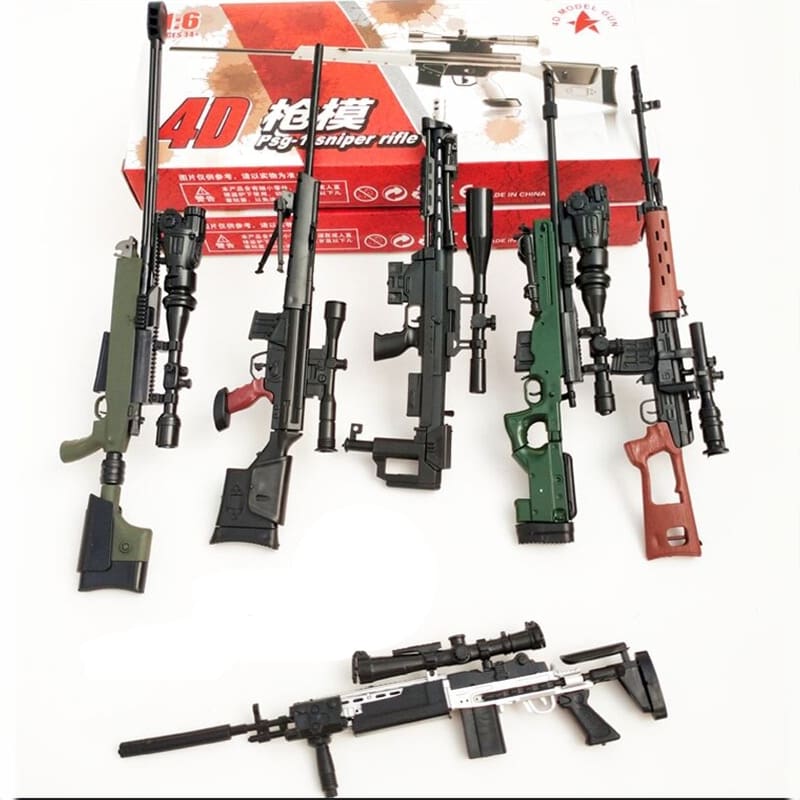 1:6 Sniper Rifle Miniature Weapons Pack Toy - GYOBY® TOYS