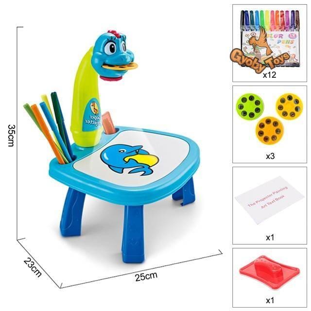 Led Projector Painting Art Drawing Board for Kids - GYOBY® TOYS