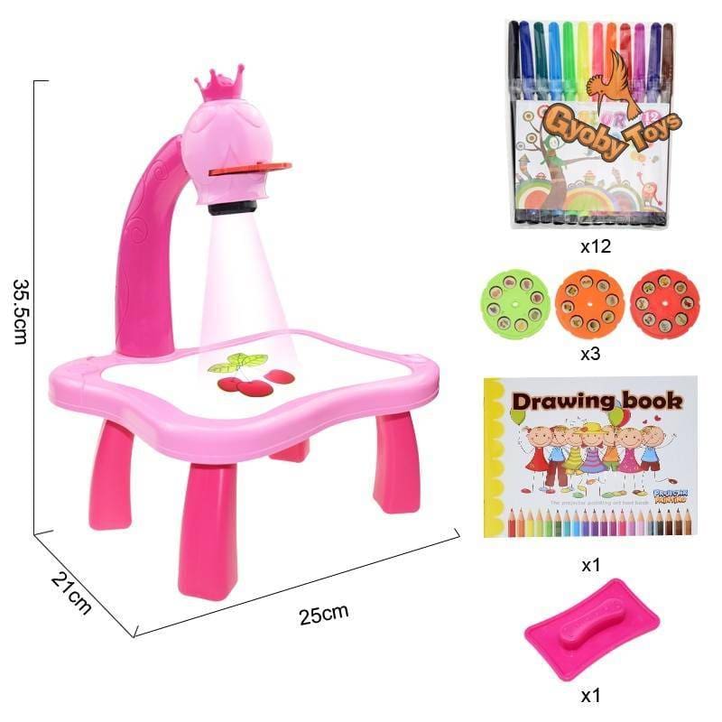 Led Projector Painting Art Drawing Board for Kids - GYOBY® TOYS