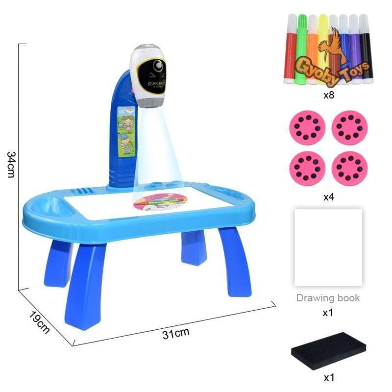 Led Projector Painting Art Drawing Board for Kids - GYOBY® TOYS