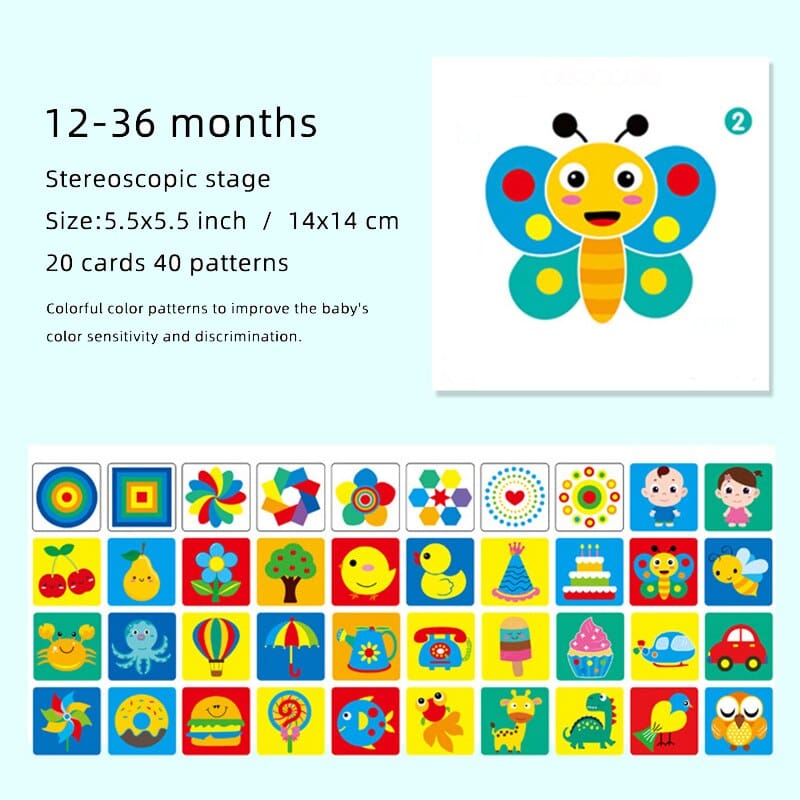baby visual stimulation cards - GYOBY® TOYS