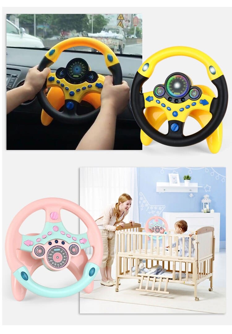 Early Education Steering Wheel Simulation Driving Toy - GYOBY® TOYS