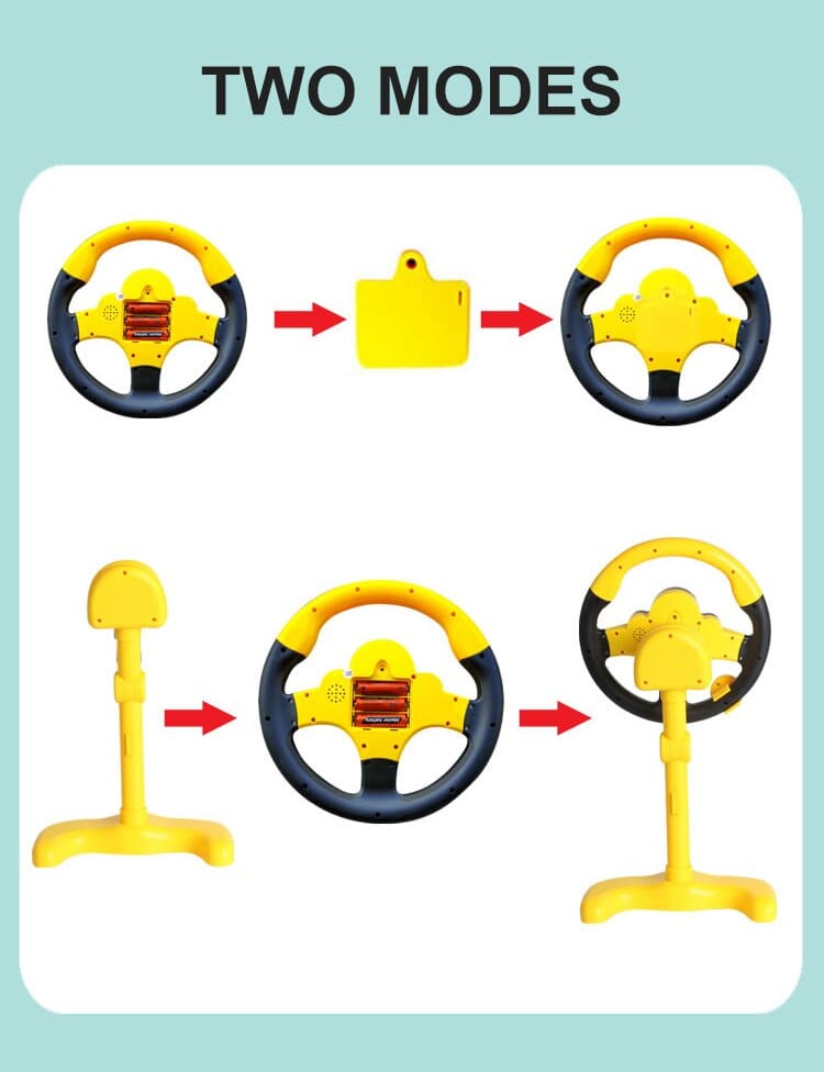 Early Education Steering Wheel Simulation Driving Toy - GYOBY® TOYS