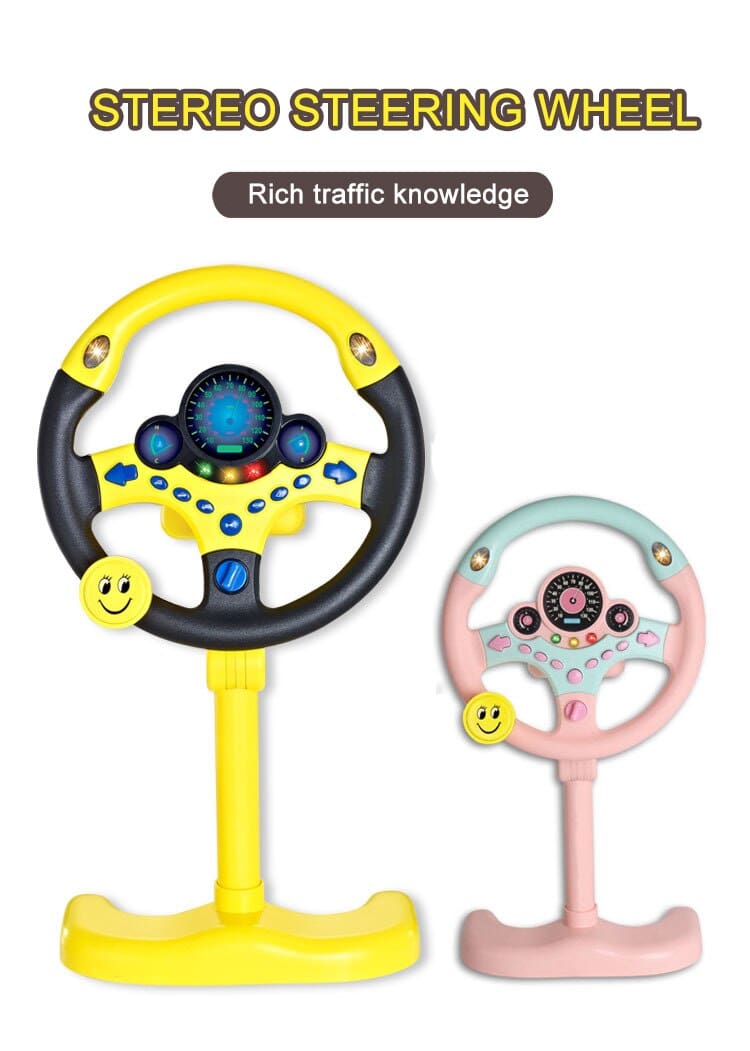 Early Education Steering Wheel Simulation Driving Toy - GYOBY TOYS