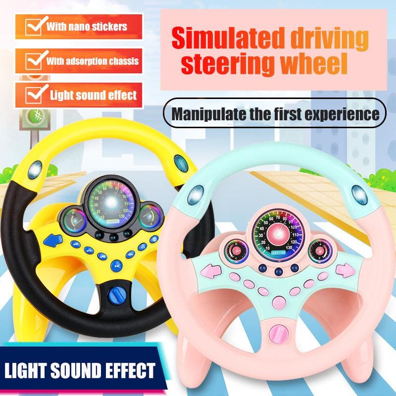 Early Education Steering Wheel Simulation Driving Toy - GYOBY® TOYS