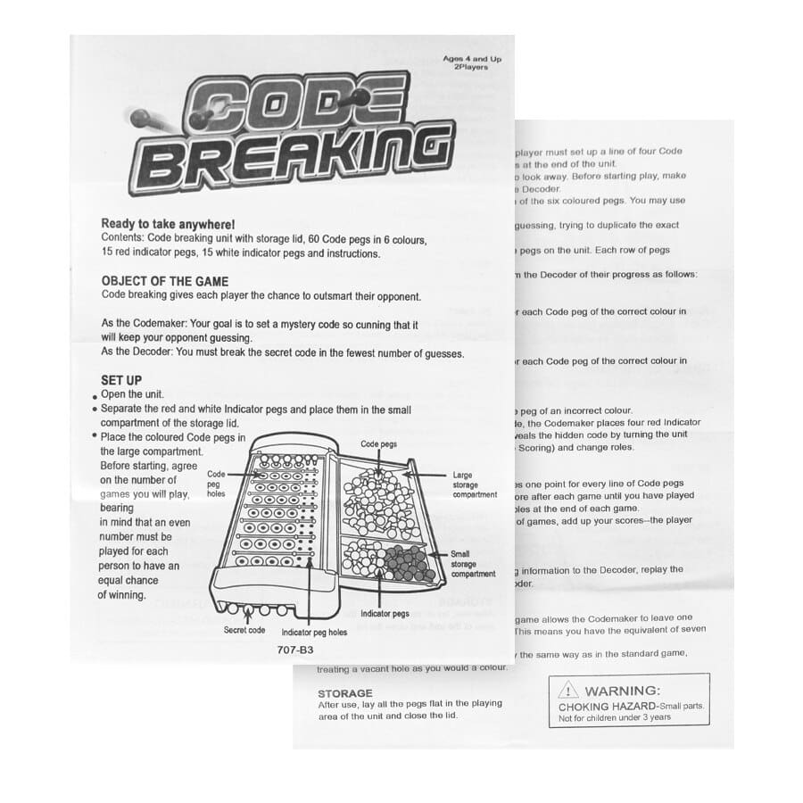 Montessori Code Breaking Board Game - GYOBY TOYS