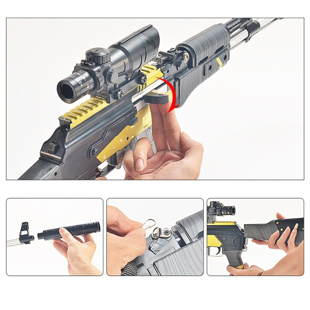 Outdoor Shooting AK 47 Water Bullet Gun Toy - GYOBY® TOYS