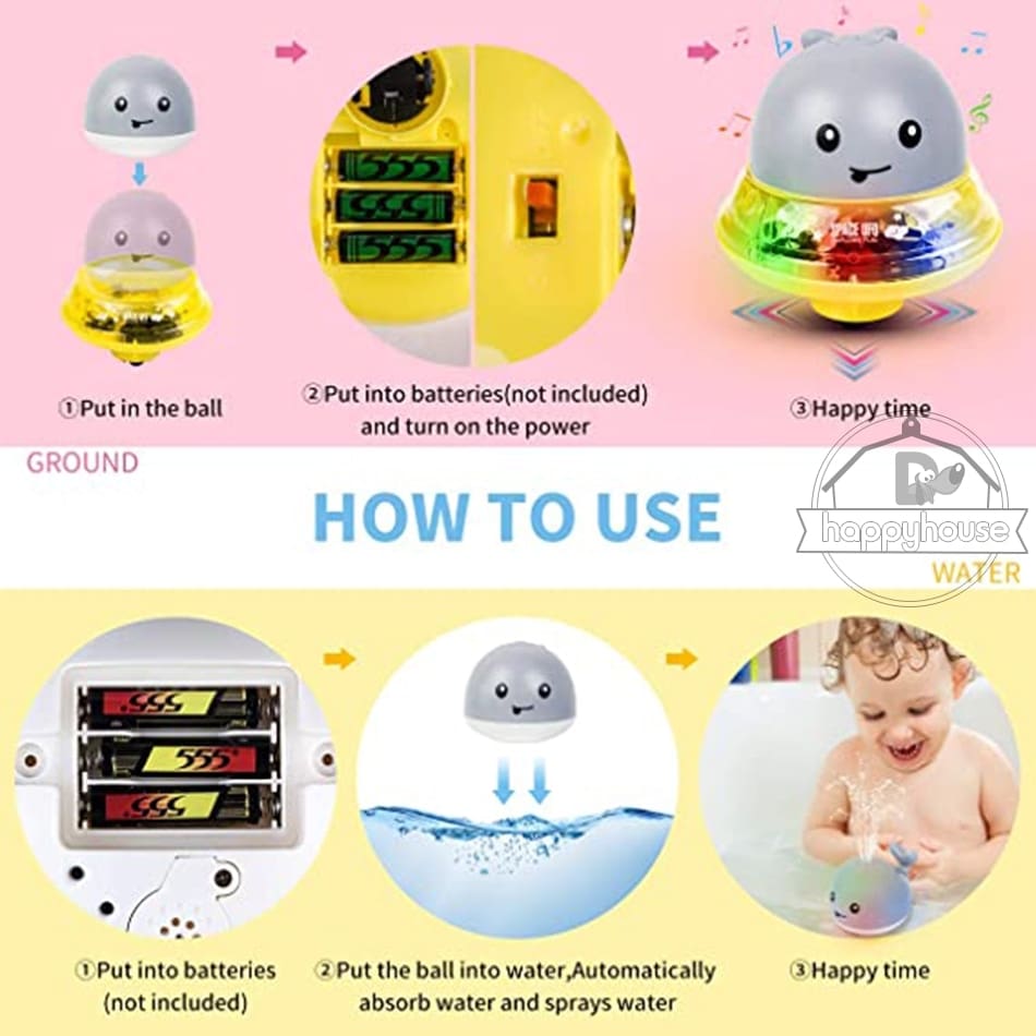 Spray Water Whale Baby Bath Toy - GYOBY® TOYS