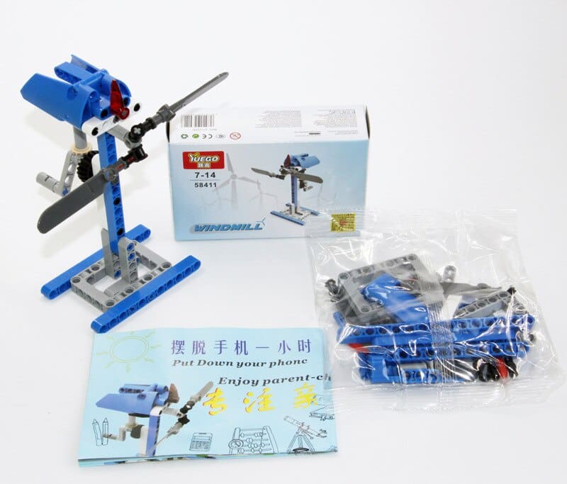 Windmill Model DIY Assembled Building Blocks - GYOBY® TOYS