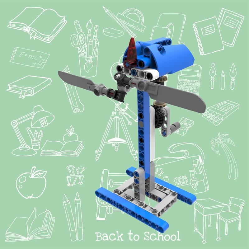 Windmill Model DIY Assembled Building Blocks - GYOBY® TOYS