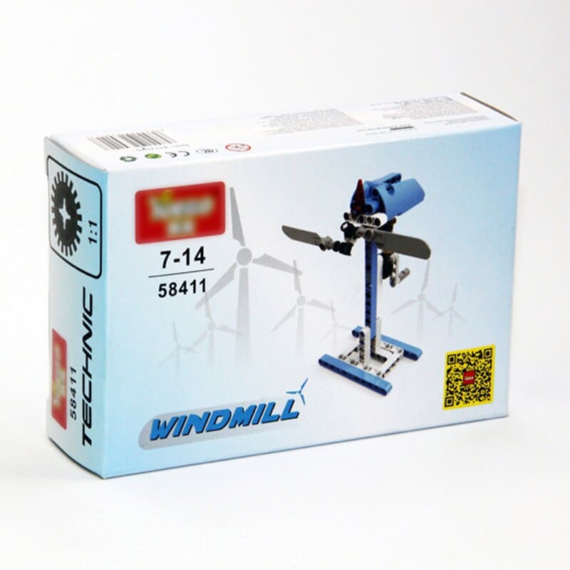 Windmill Model DIY Assembled Building Blocks - GYOBY® TOYS