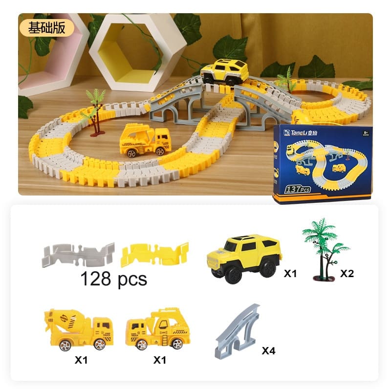 333 PCs Railway Racing Track Play Sets DIY Toys for Kids - GYOBY® TOYS