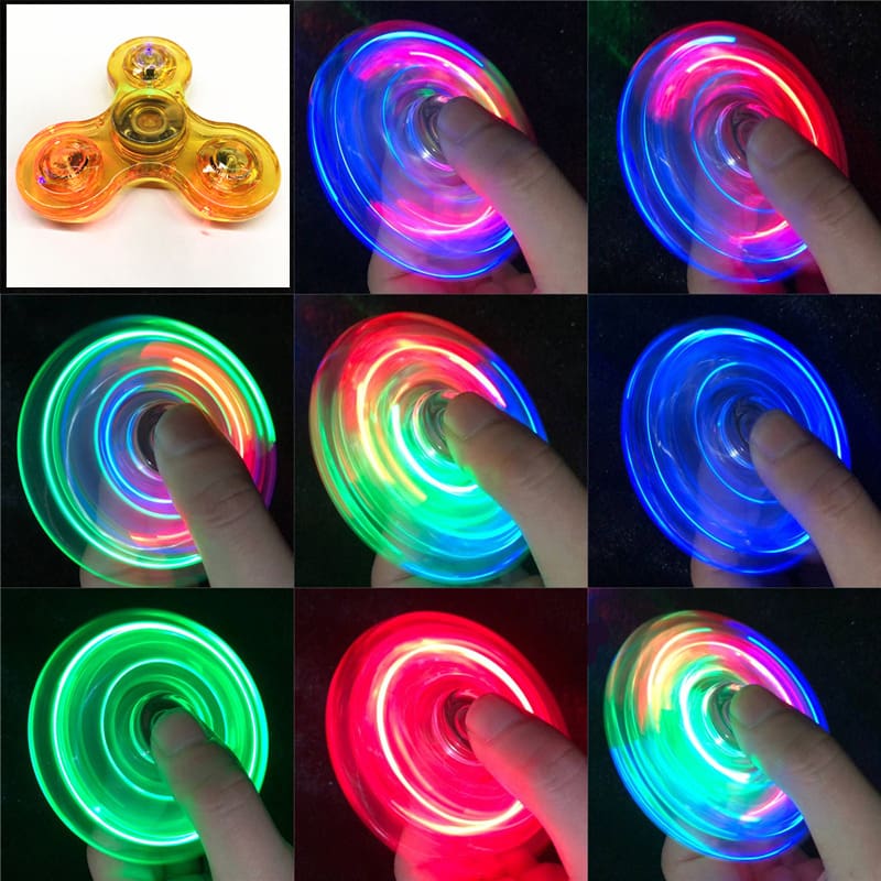 Luminous LED light Fidget Spinner Top Toy for Kids - GYOBY® TOYS