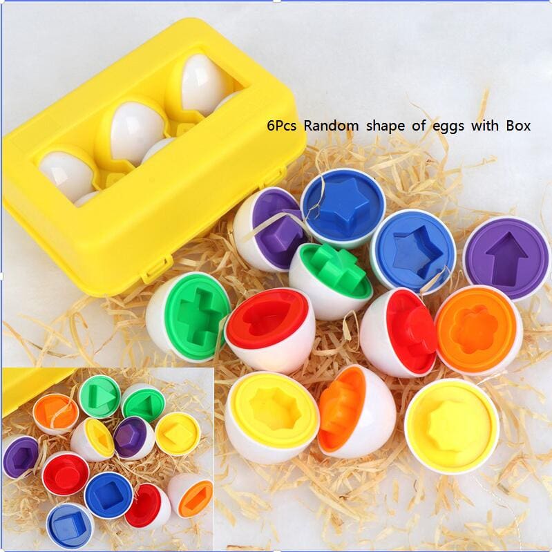 Plastic Eggs Shape Matching Toy For Kids Children - GYOBY TOYS