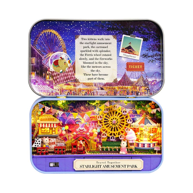 Box Theatre Doll House Furniture Miniature Toy For Kids - GYOBY TOYS