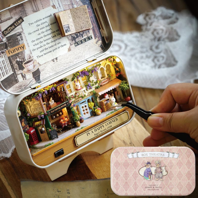 Box Theatre Doll House Furniture Miniature Toy For Kids - GYOBY® TOYS