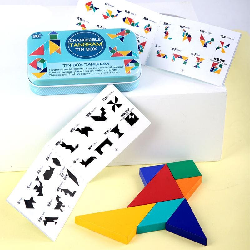 Tangram Builder Game Wooden Toys for Children - GYOBY® TOYS