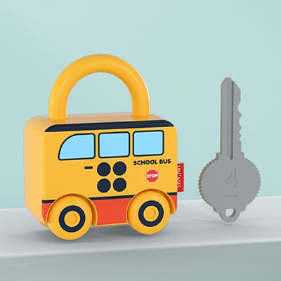 Learning Lock with Keys Cars Toy For Children - GYOBY® TOYS
