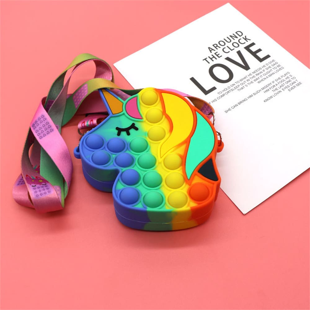 Fidget Toys Push Bubbles Ladies Wallet and Bag - GYOBY® TOYS