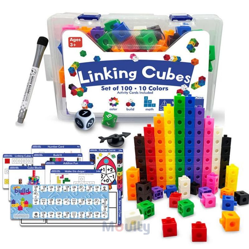 Linking Cube Math Counters for Kids Learning - GYOBY® TOYS