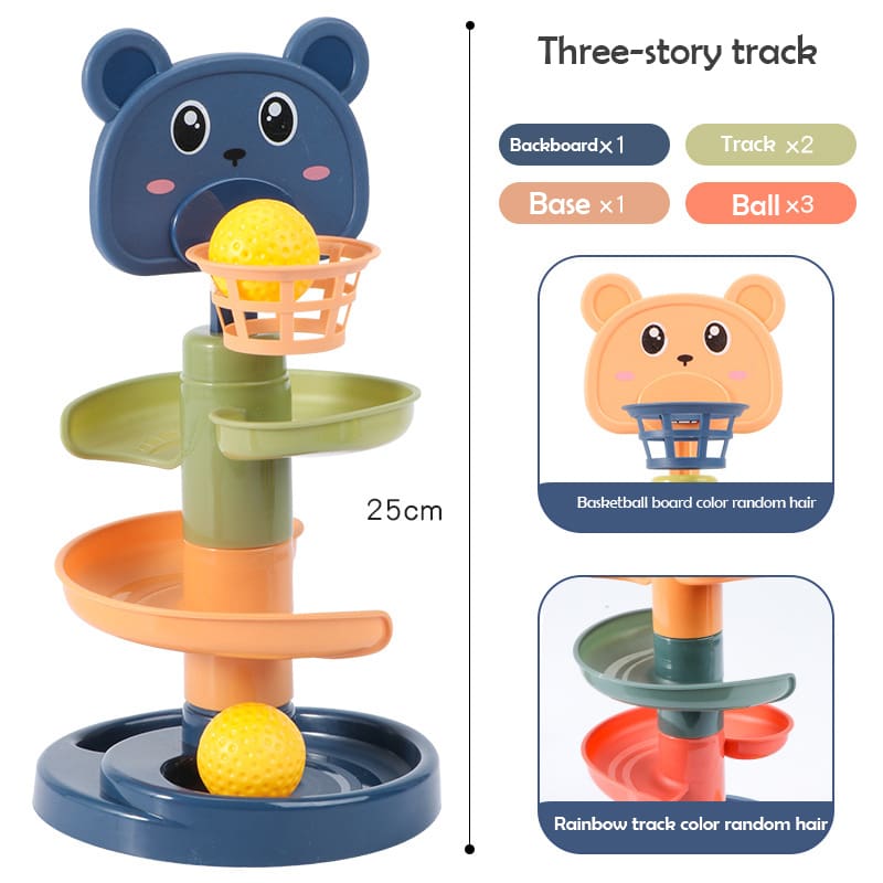 Ball Drop and Roll Swirling Tower Toy for Baby and Toddler - GYOBY® TOYS