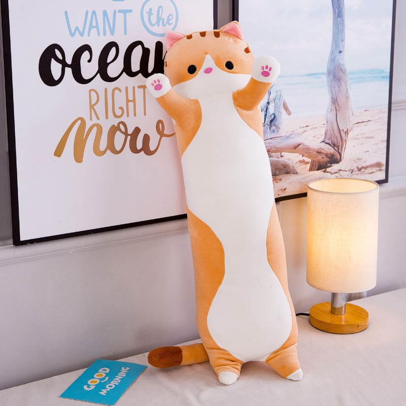 Soft Long Cat Sleeping Plush Pillow for Kids - GYOBY® TOYS