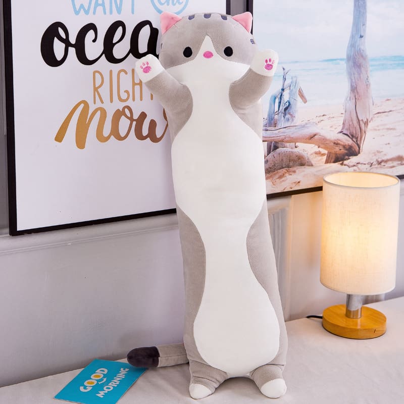 Soft Long Cat Sleeping Plush Pillow for Kids - GYOBY® TOYS