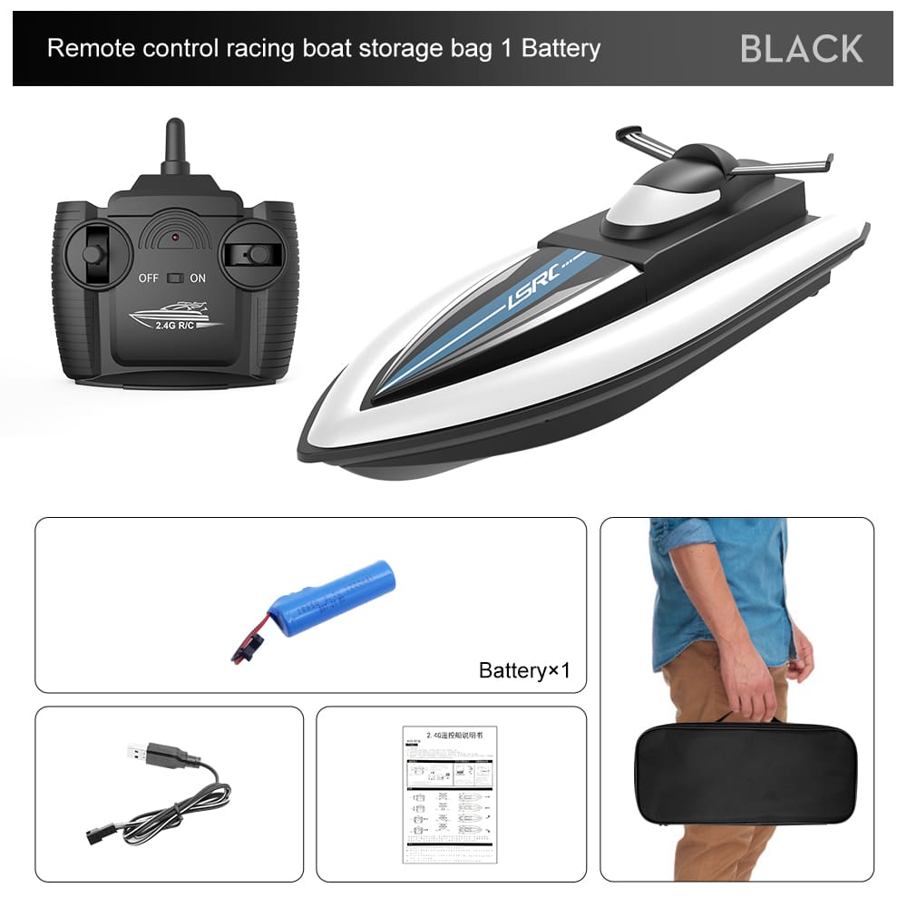 2.4G RC High Speed Waterproof Racing Boat Toys for boys - GYOBY® TOYS