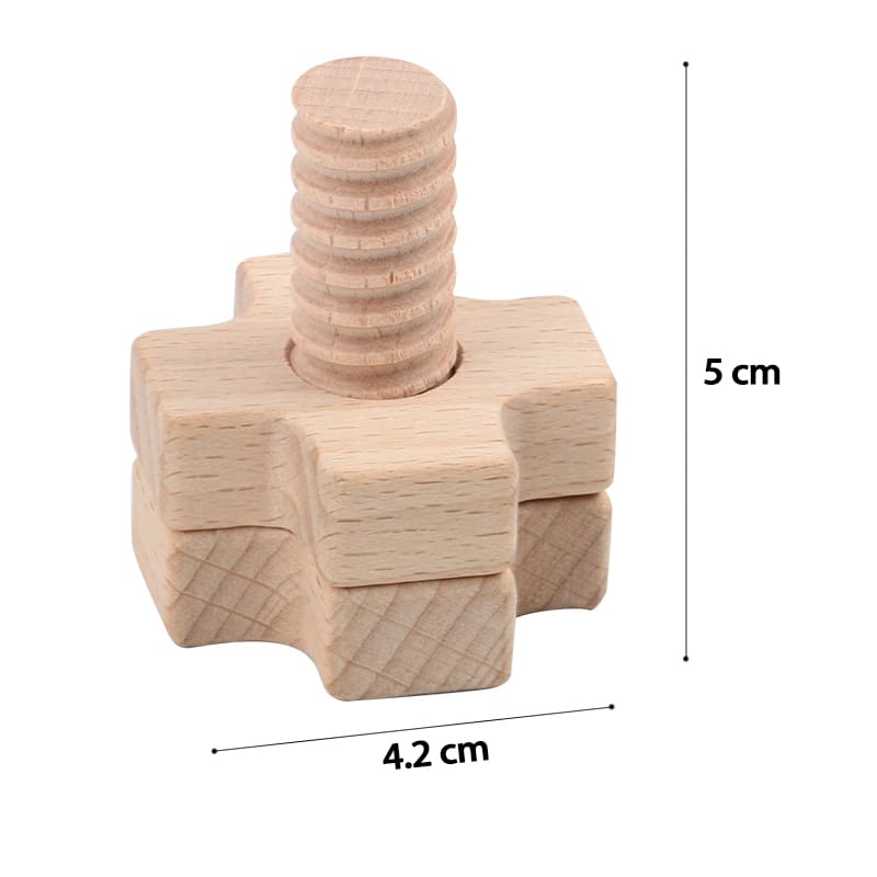 Wooden Screw Building Blocks Toys for Toddlers - GYOBY® TOYS