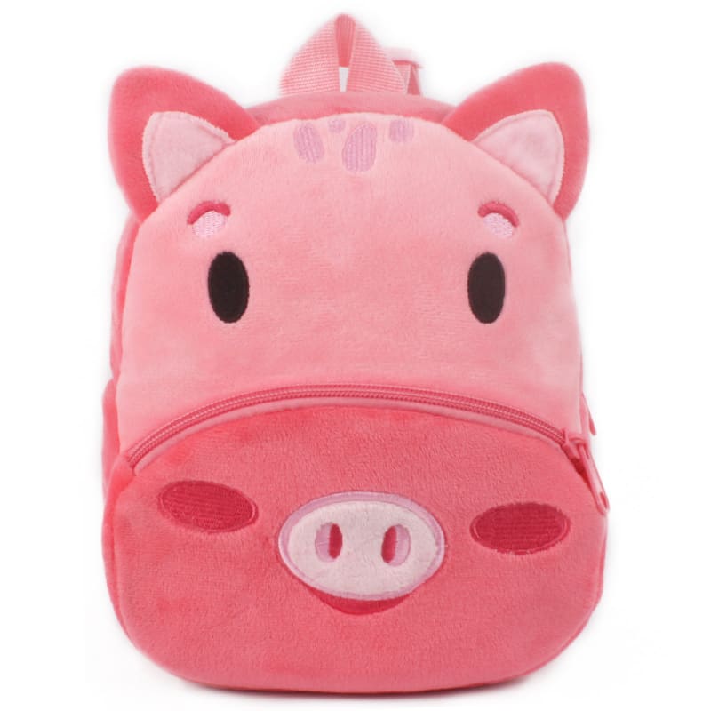 Friendly Cartoon Print Plush Backpacks for Kids - GYOBY TOYS