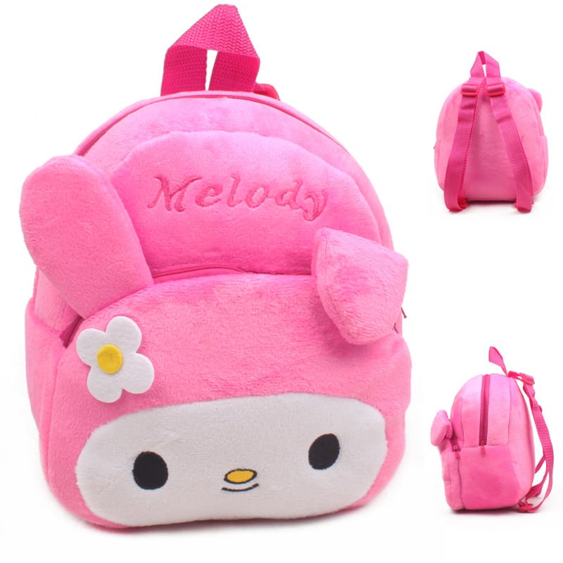 Friendly Cartoon Print Plush Backpacks for Kids - GYOBY TOYS