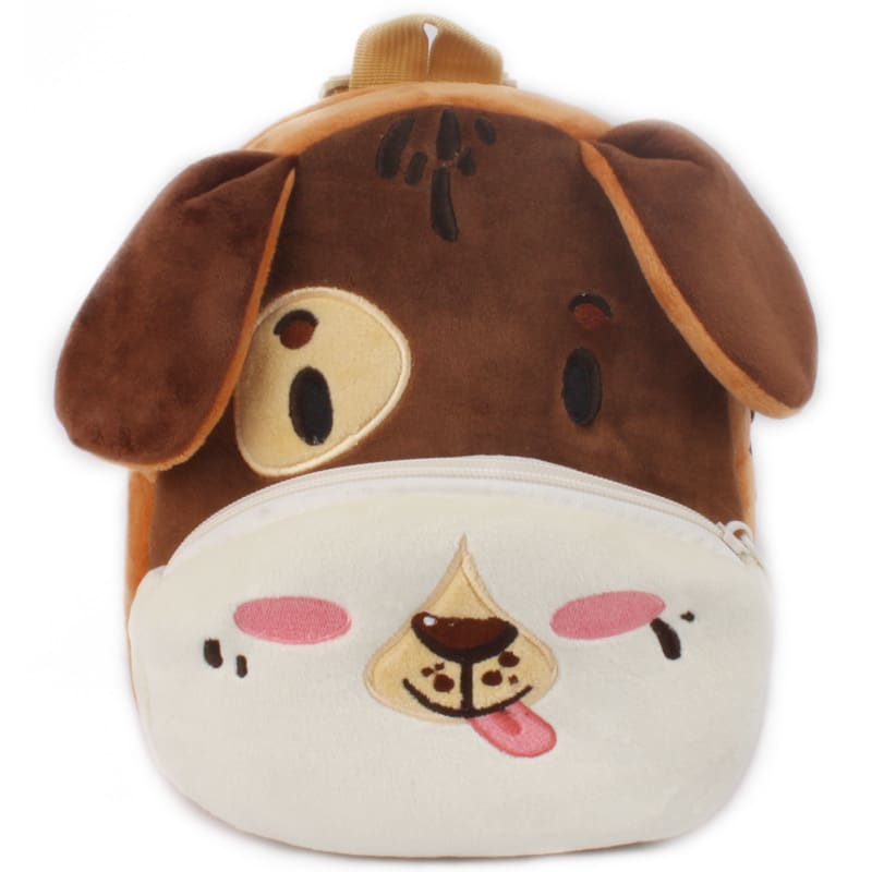 Friendly Cartoon Print Plush Backpacks for Kids - GYOBY® TOYS