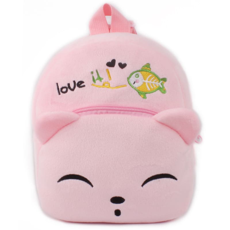 Friendly Cartoon Print Plush Backpacks for Kids - GYOBY TOYS