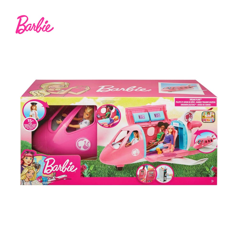 Barbie Dreamplane Pilot Playset Toy for Girls Gift - GYOBY® TOYS