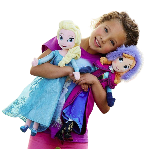 Frozen Elsa and Anna Stuffed Plush Doll Toys - GYOBY TOYS