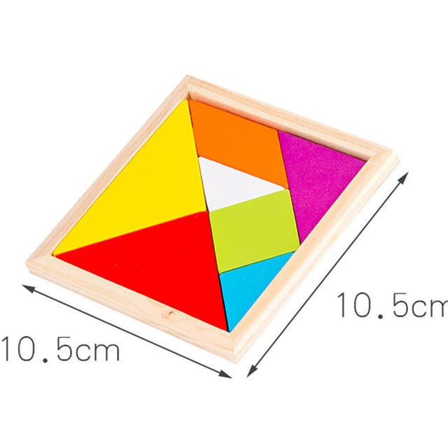 Colorful 3D Tangram Puzzle Wooden Toy for Kids - GYOBY® TOYS