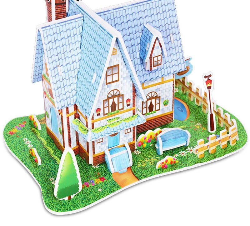 DIY 3D Puzzle Cartoon House Building Model Toys - GYOBY® TOYS