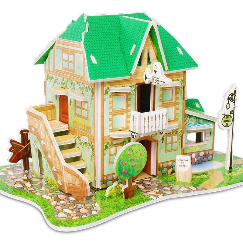 DIY 3D Puzzle Cartoon House Building Model Toys - GYOBY® TOYS
