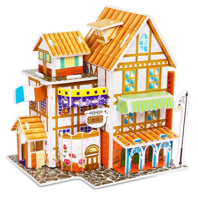 DIY 3D Puzzle Cartoon House Building Model Toys - GYOBY® TOYS