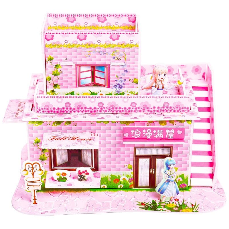 DIY 3D Puzzle Cartoon House Building Model Toys - GYOBY® TOYS
